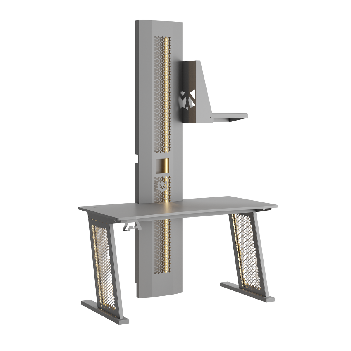 AXO™ Gaming Desk With Wall Tower